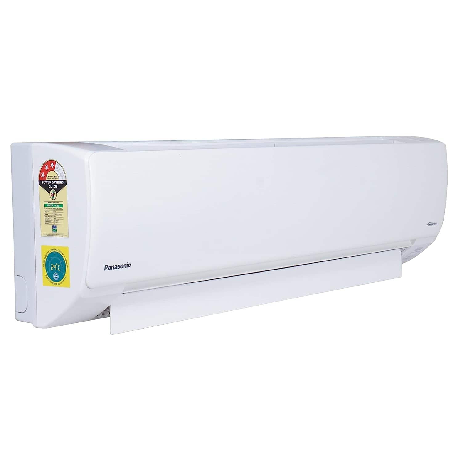 Panasonic 1 5 Ton 3 Star Inverter Split Ac White Copper Condenser Cu