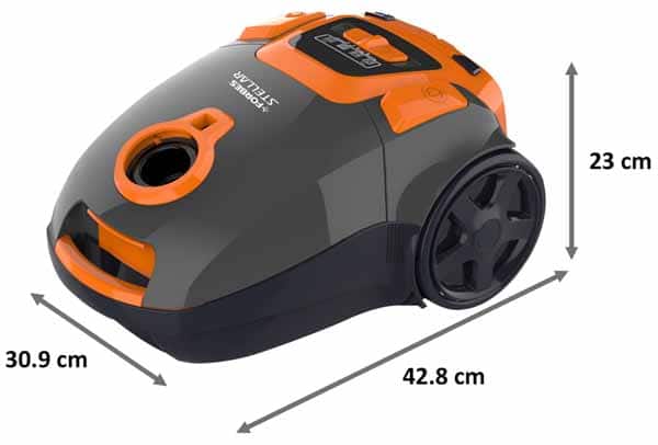 Buy Eureka Forbes Portable Vacuum Cleaner Dark Grey And Orange Stellar