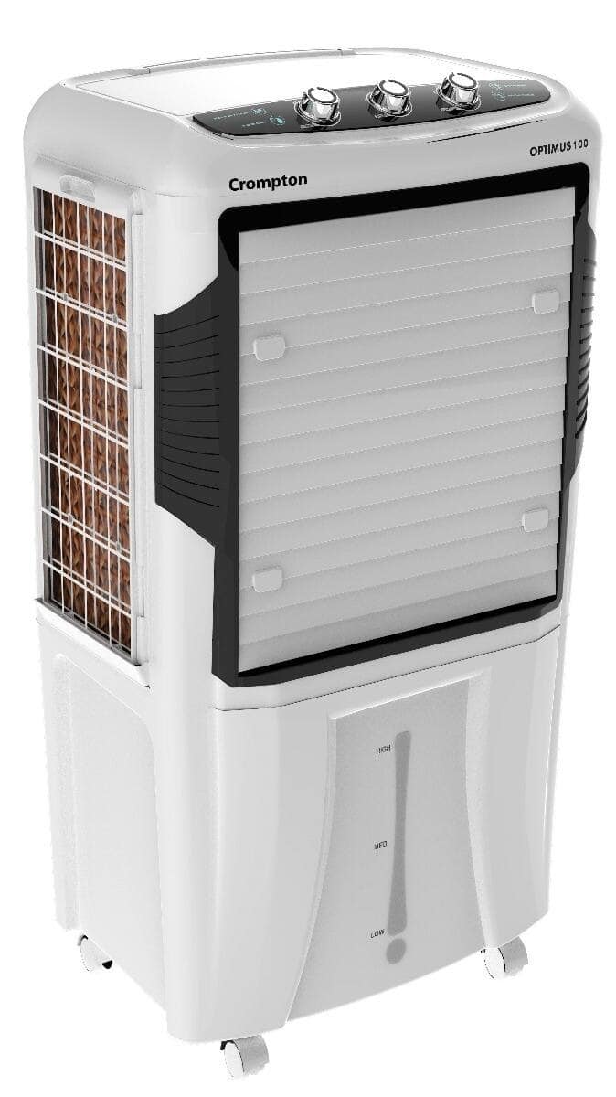 Crompton 100l Desert Cooler White Acgc Optimus100 On Emi Bajaj Mall