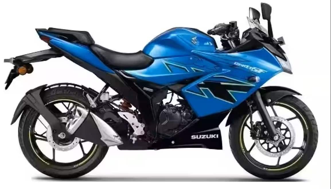 Suzuki Gixxer SF BS6 Metallic Triton Blue Bajaj Mall